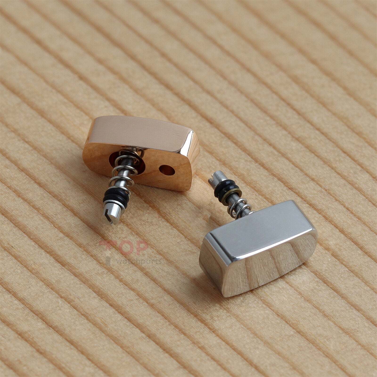 18K Rose Gold/Titanium Watch Pusher for Hublot Classic Fusion 521 ...