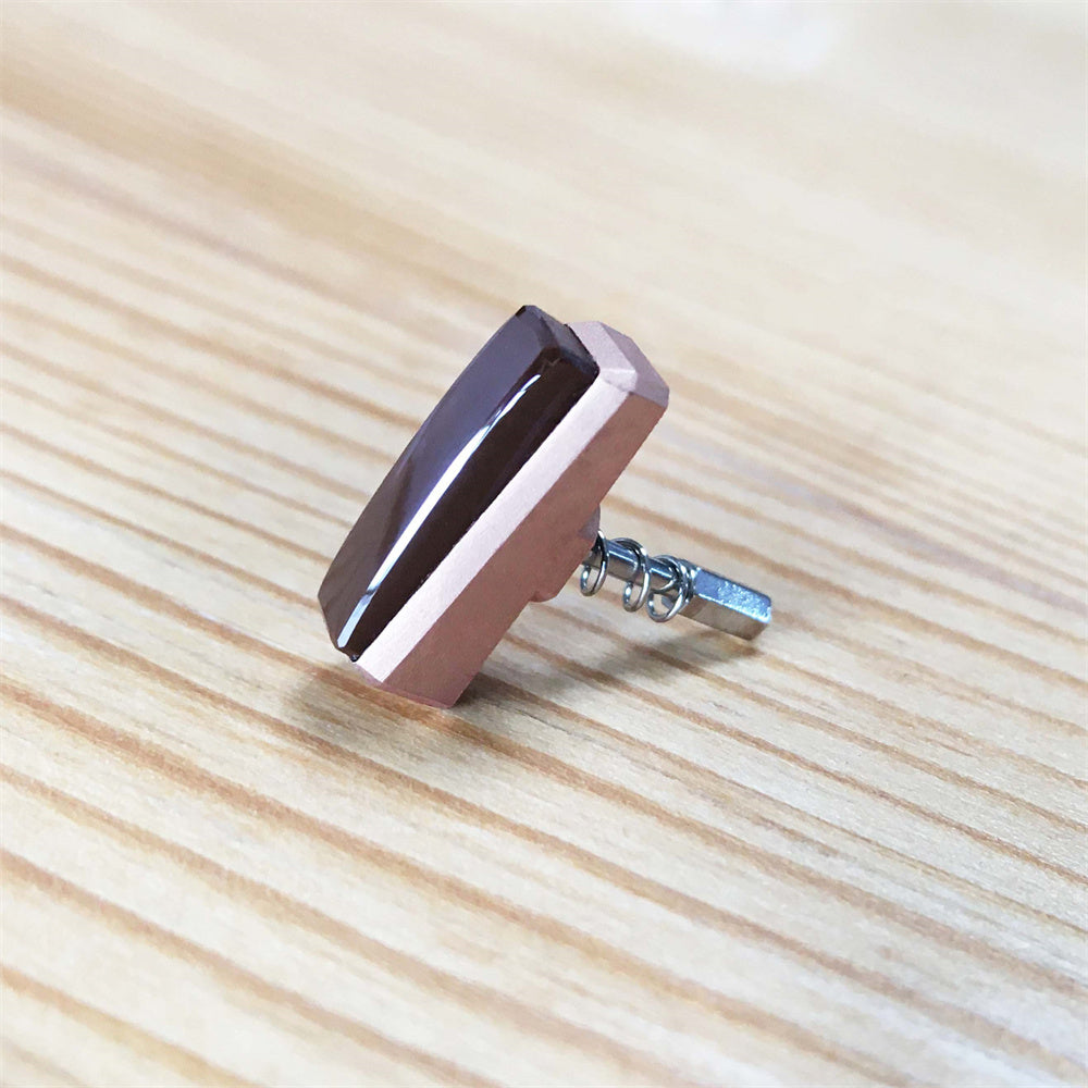 18K rose gold brown ceramic watch push button for Audemars Piguet Roya