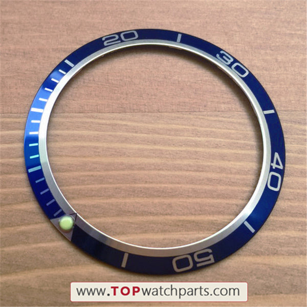 Luminous aluminum 41mm bezel inserts loop for Ω Omega Seamaster Good ...